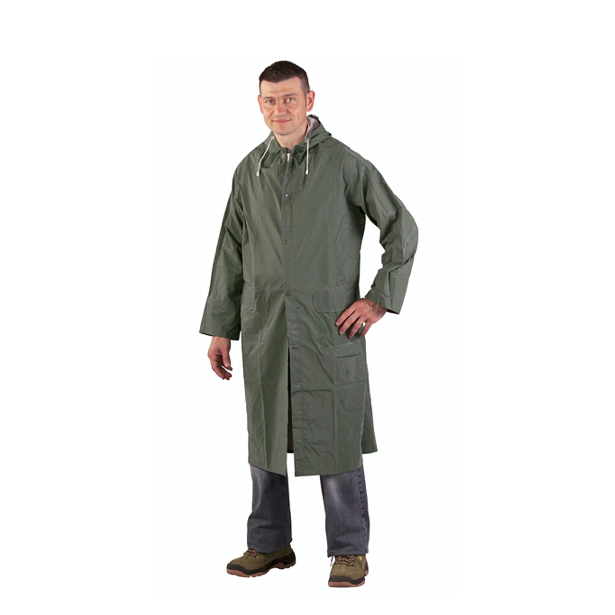 DOUBLE PVC RAINCOAT GREEN – VSH Trading